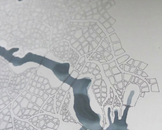 Timelapse Drawing – Network Map (2012) – Emily Garfield Art