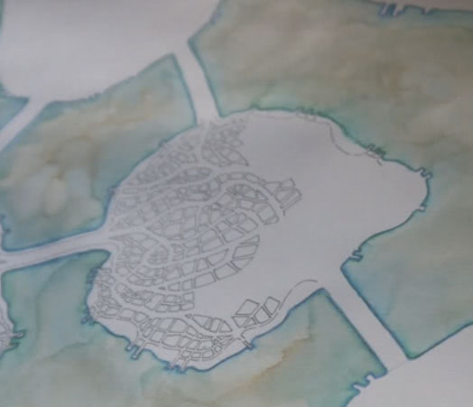 Timelapse Drawing – Water Map (2012) – Emily Garfield Art