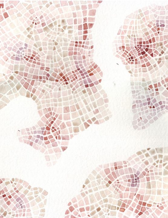 Watercolor Boroughs (Cityspace #144) – Emily Garfield Art