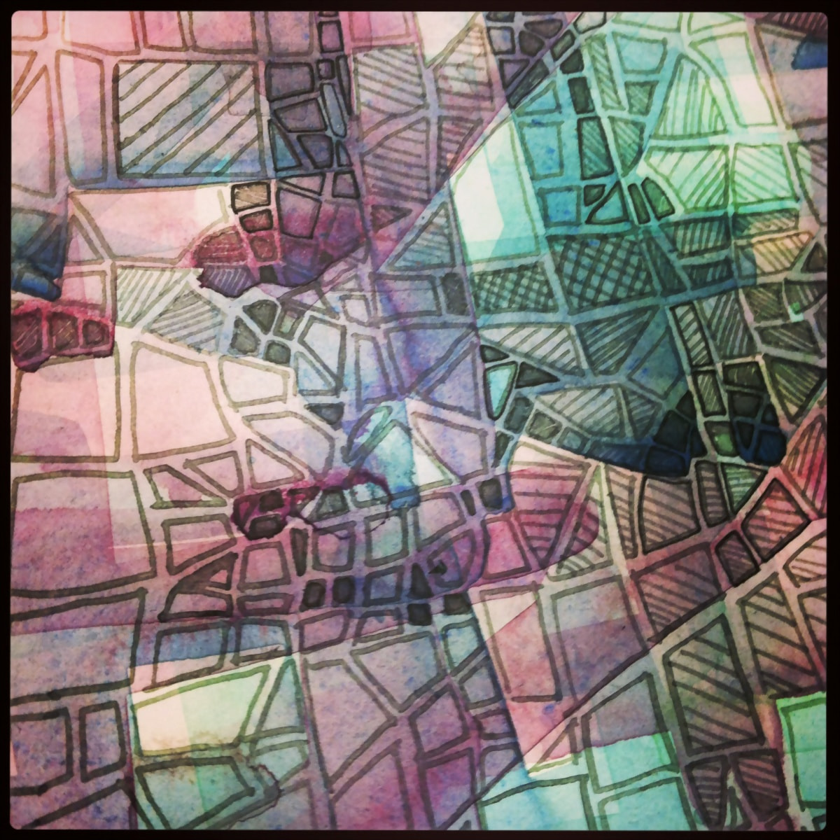 Instagram account for map sketches – Emily Garfield Art