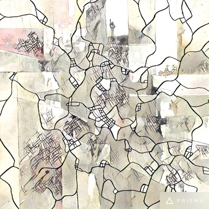 Style transfer maps – Emily Garfield Art