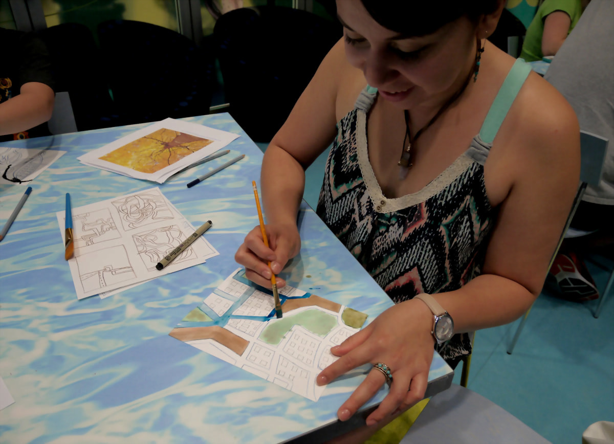 Hubbub workshop – Emily Garfield Art